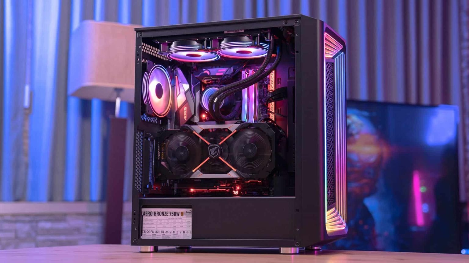 AeroCool Interstellar RGB Mid-Tower ATX Case | ZI Computers