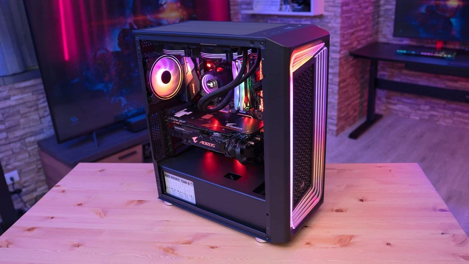 AeroCool Interstellar RGB Mid-Tower ATX Case | ZI Computers