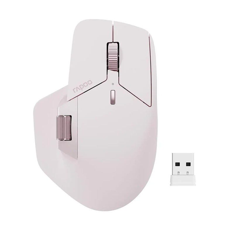 RAPOO MT760L Multi‑mode Wireless Mouse Pink