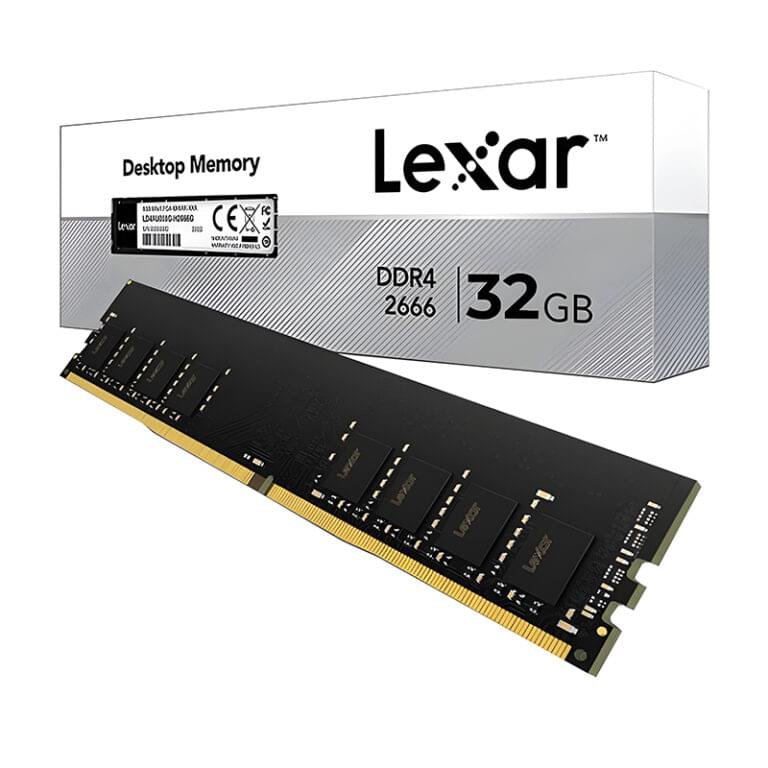 Lexar 32GB DDR4 2666MHz Desktop RAM – Reliable Memory